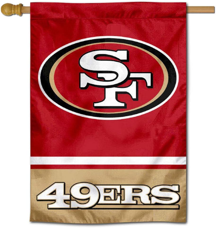 Amazon.com : San Francisco 49ers Two Sided House Flag : Sports & Outdoors