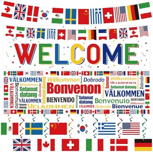 Amazon.com: International Flags Party Decorations - International Flags ...