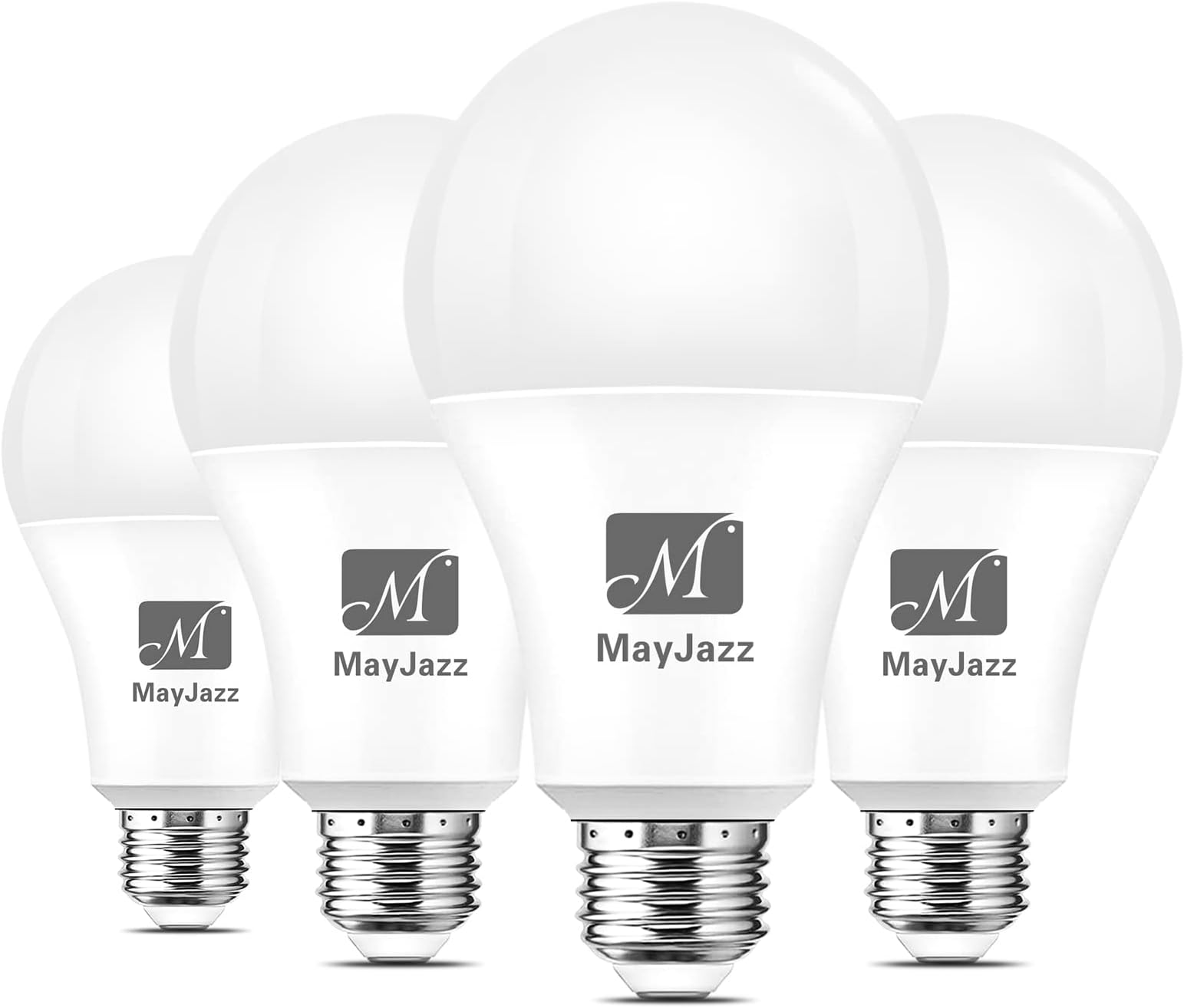 A19 LED Light Bulbs, M MayJazz Soft White 3000K Led Bulb, 15W (100W ...