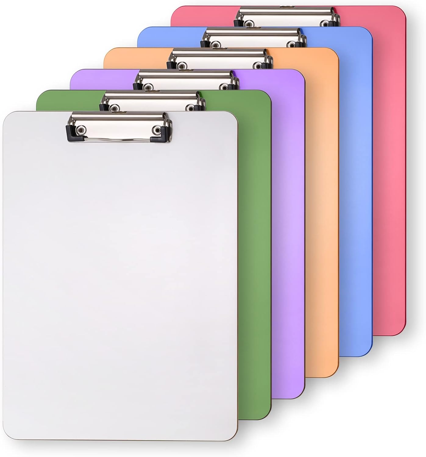 Ddaowanx 12 Pack Recycled Wood Clipboards with Metal Clip,Dry Erase ... Ddaowanx 12 Pack Recycled Wood Clipboards with Metal Clip,Dry Erase ...