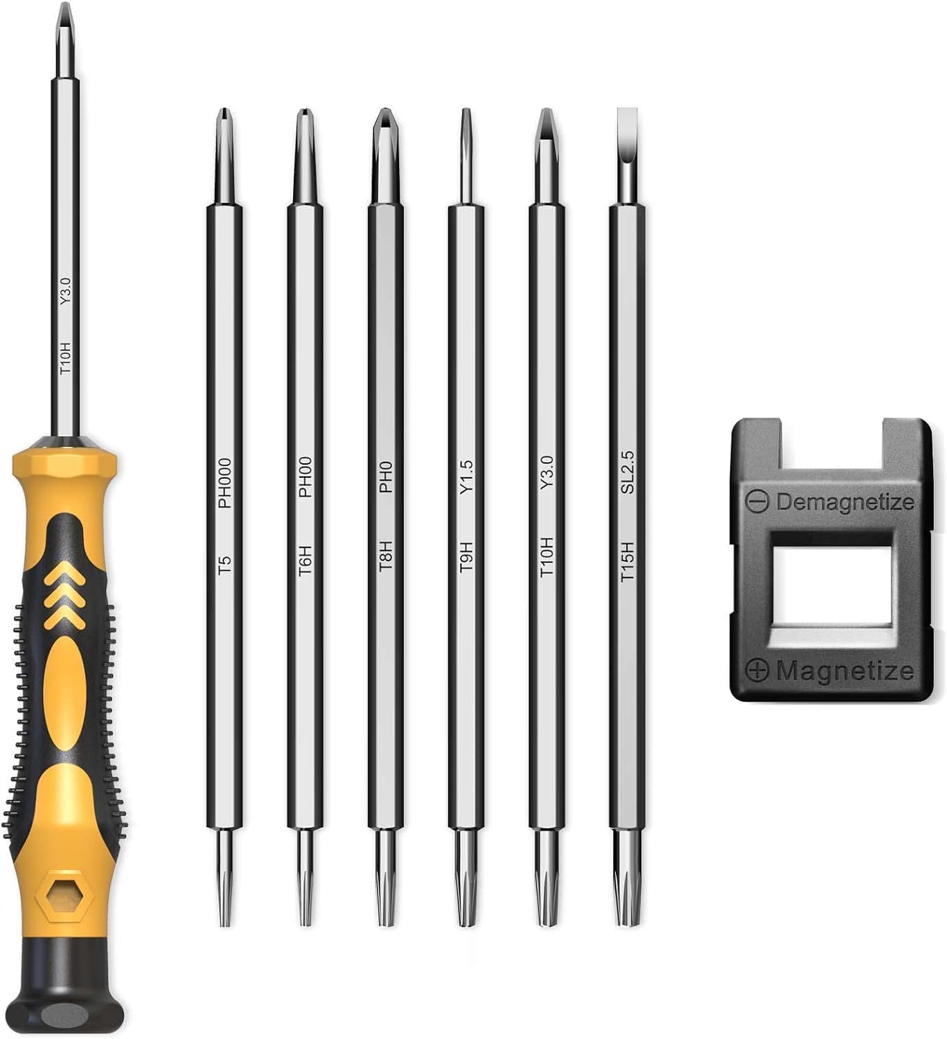 Amazon | DFsucces トルクスドライバー 6-IN-1 T5 T6 T7 T8 T10 T15 精密ドライバーセット 特殊ドライバー 磁石付き 修理 分解 交換用 工具 家具組立 ...