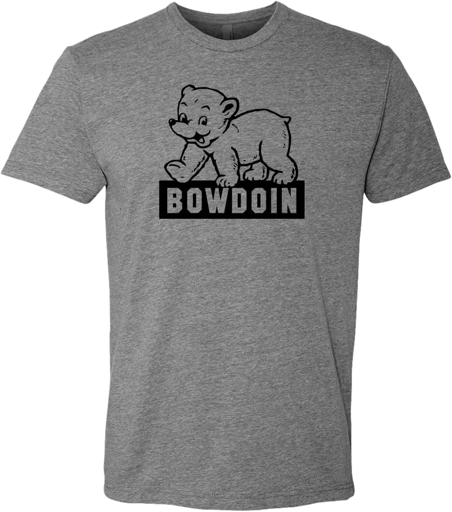 Amazon.com: Bowdoin College Classic Polar Bear Unisex Premium Short Sleeve T-Shirt - Bowdoin ...