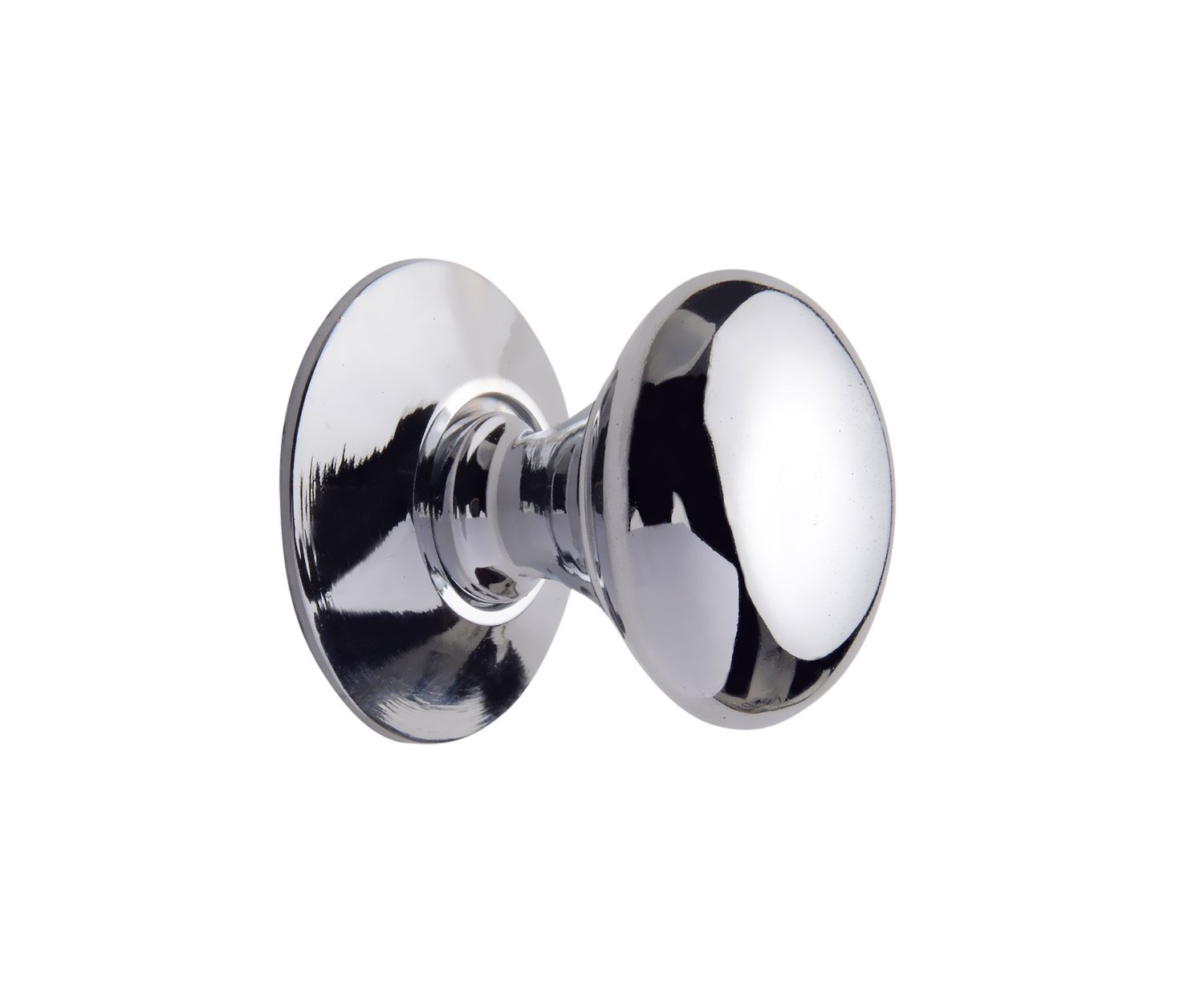 HOBKNOBS Victorian Classic Chrome Plated (21 mm Dia) Cabinet Drawers/Wardrobe/Kitchen Door Pull ...