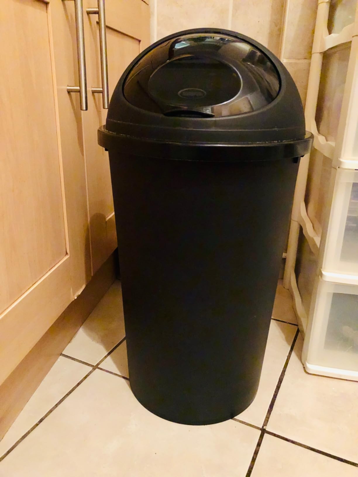 Bullet Dustbin - 25L - Black : Amazon.co.uk: Home & Kitchen