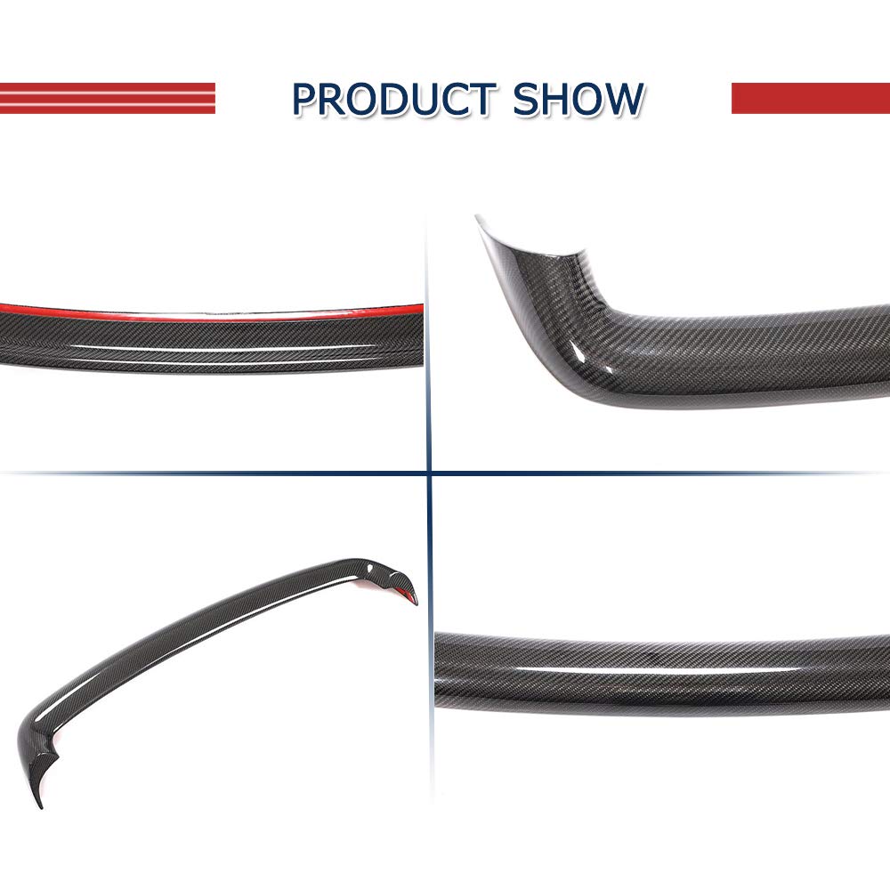 Buy JC SPORTLINE Carbon Fiber Rear Spoiler Fits for Audi TT/TT Quattro ...