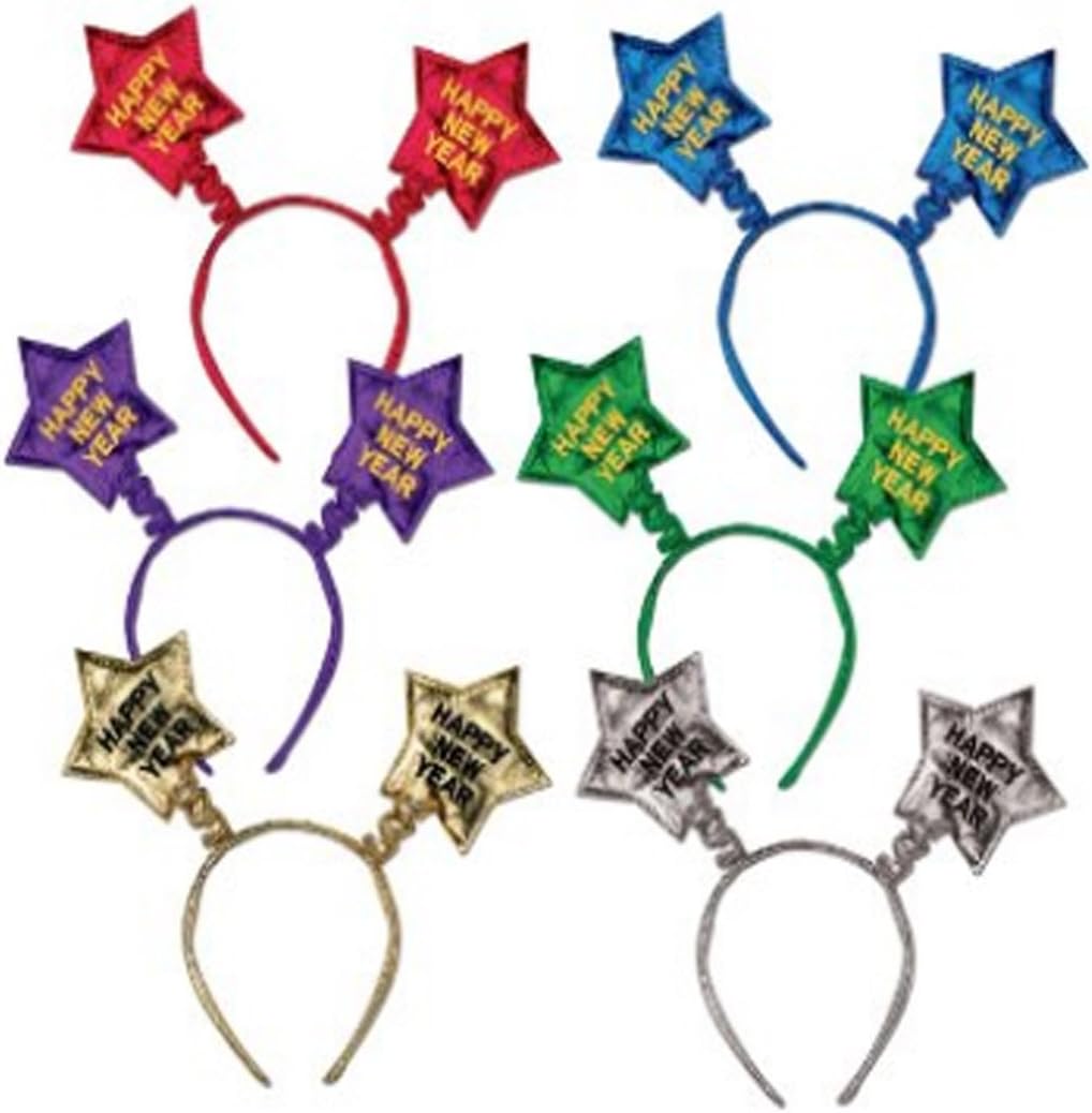 Amazon.com: Happy New Year Star Boppers 1/pkg, Pkg/3 : Home & Kitchen