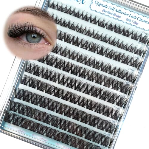 Self Adhesive Lash Clusters Natural Self Adhesive Eyelashes,Pre glued ...