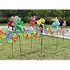 Amazon.com: Lottoyday 3D Animal Windmill, Bike Garden Pinwheels Wind ...