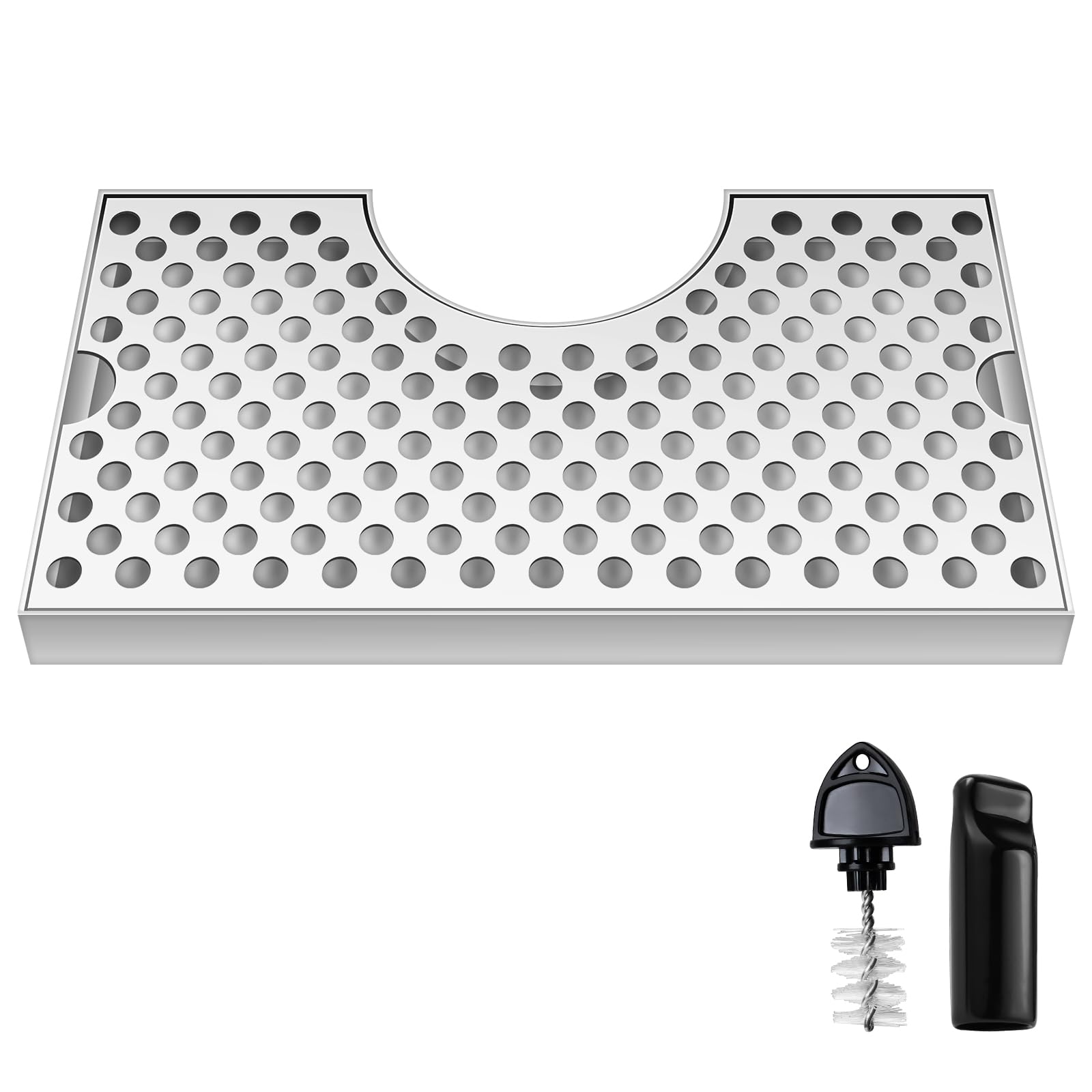 Amazon.com: MRbrew Beer Drip Tray All Stainless Steel Kegerator Drip ...