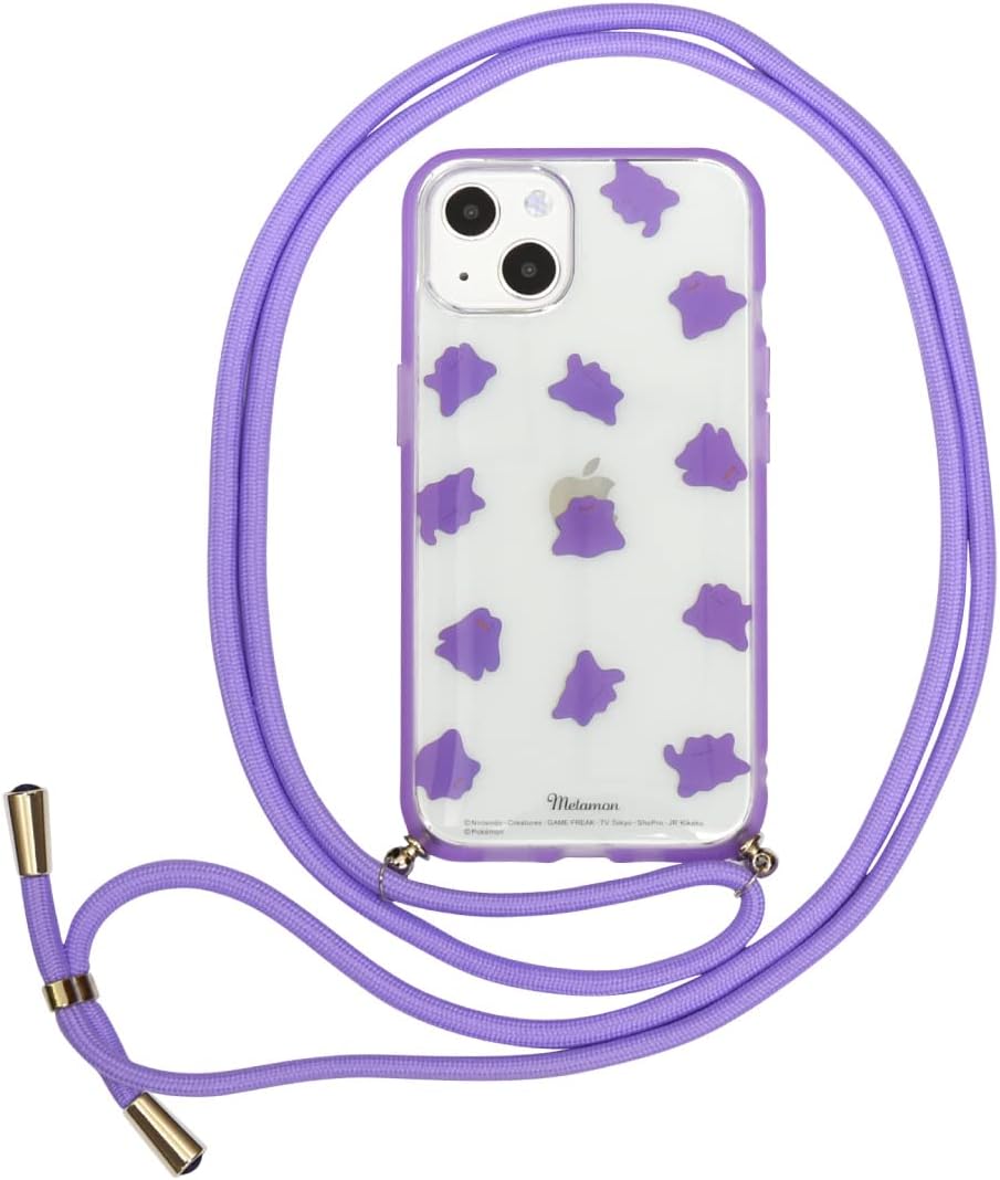 Amazon.co.jp: グルマンディーズ ポケットモンスター IIIIfit Loop iPhone13 対応ケース メタモン POKE-760B : 家電＆カメラ