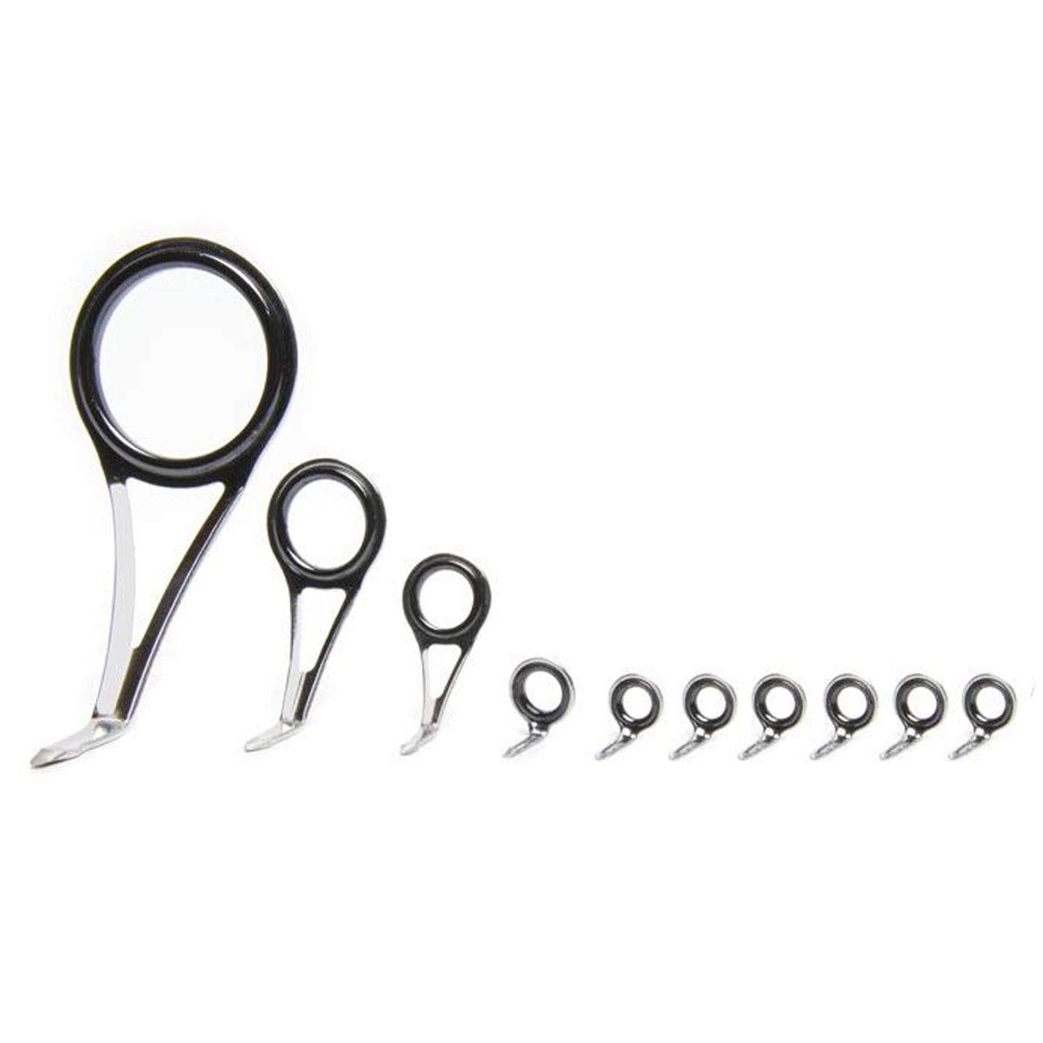 Amazon.com : CRB Elite Spinning Rod Guide Set Kit for Rods 6.5 to 8 ft ...