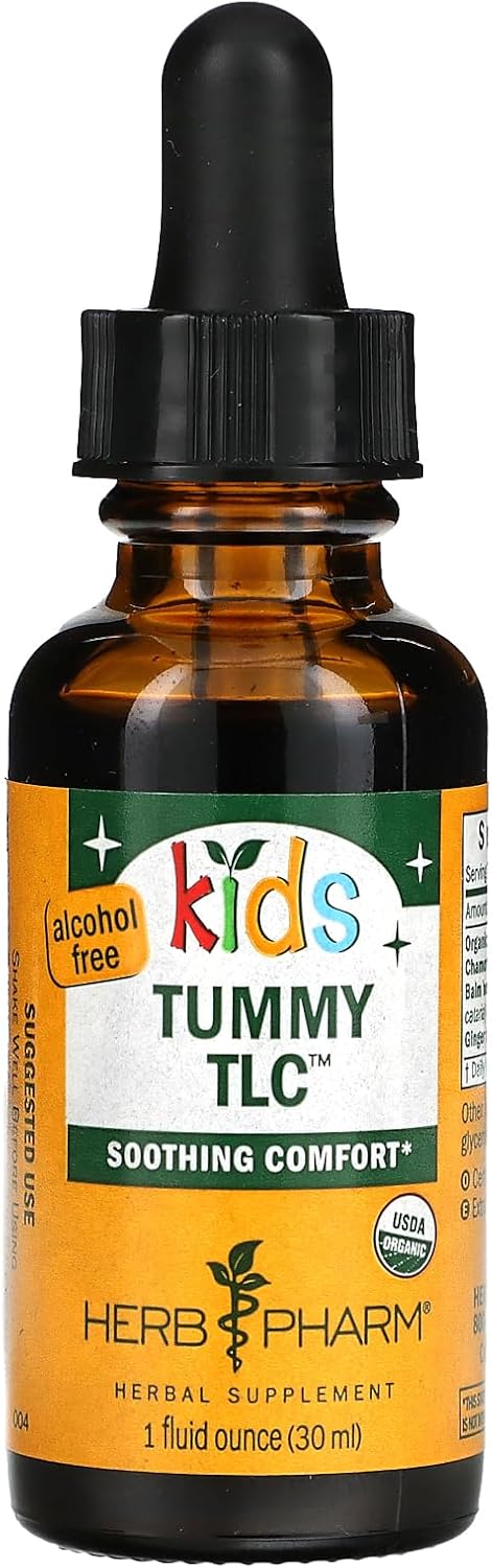 Amazon.com: Herb Pharm Kids Certified-Organic Alcohol-Free Tummy TLC ...