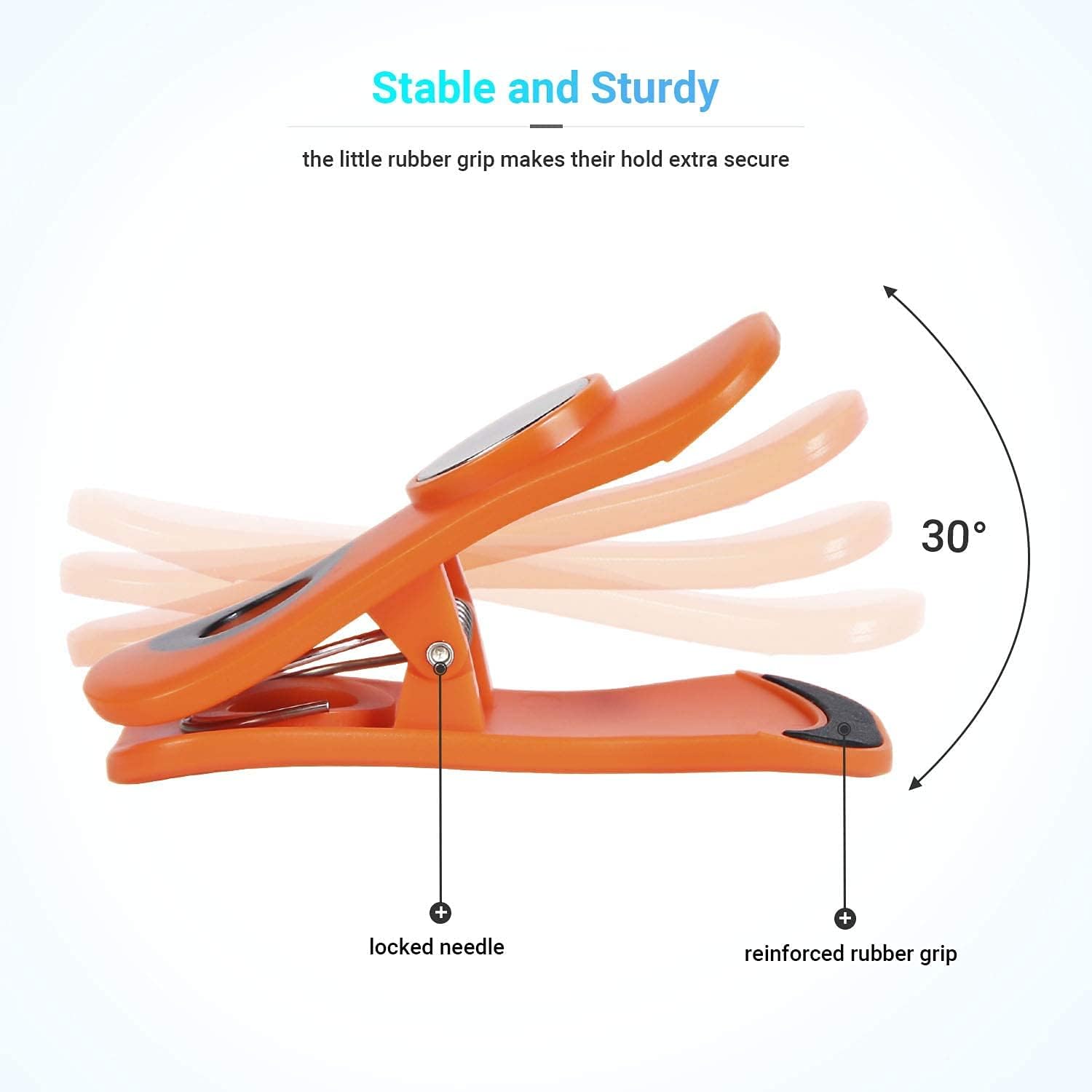 Buy 10 Pack Magnetic Multi-Purpose Clips - 5 Assorted Bright Colors ...