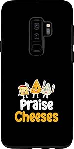 Amazon.com: Galaxy S9+ Praise Cheeses Puns Cheddar Mozzarella Dairy ...