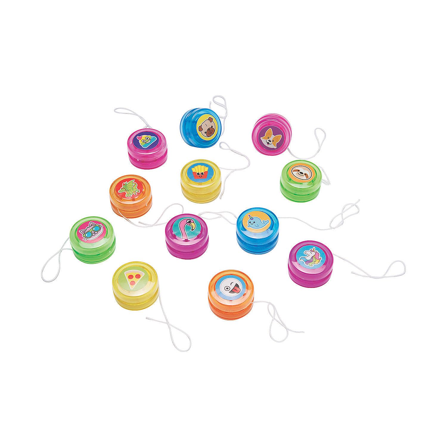 Amazon.com: Mini YO YO Assortment - Toys - 48 Pieces : Toys & Games