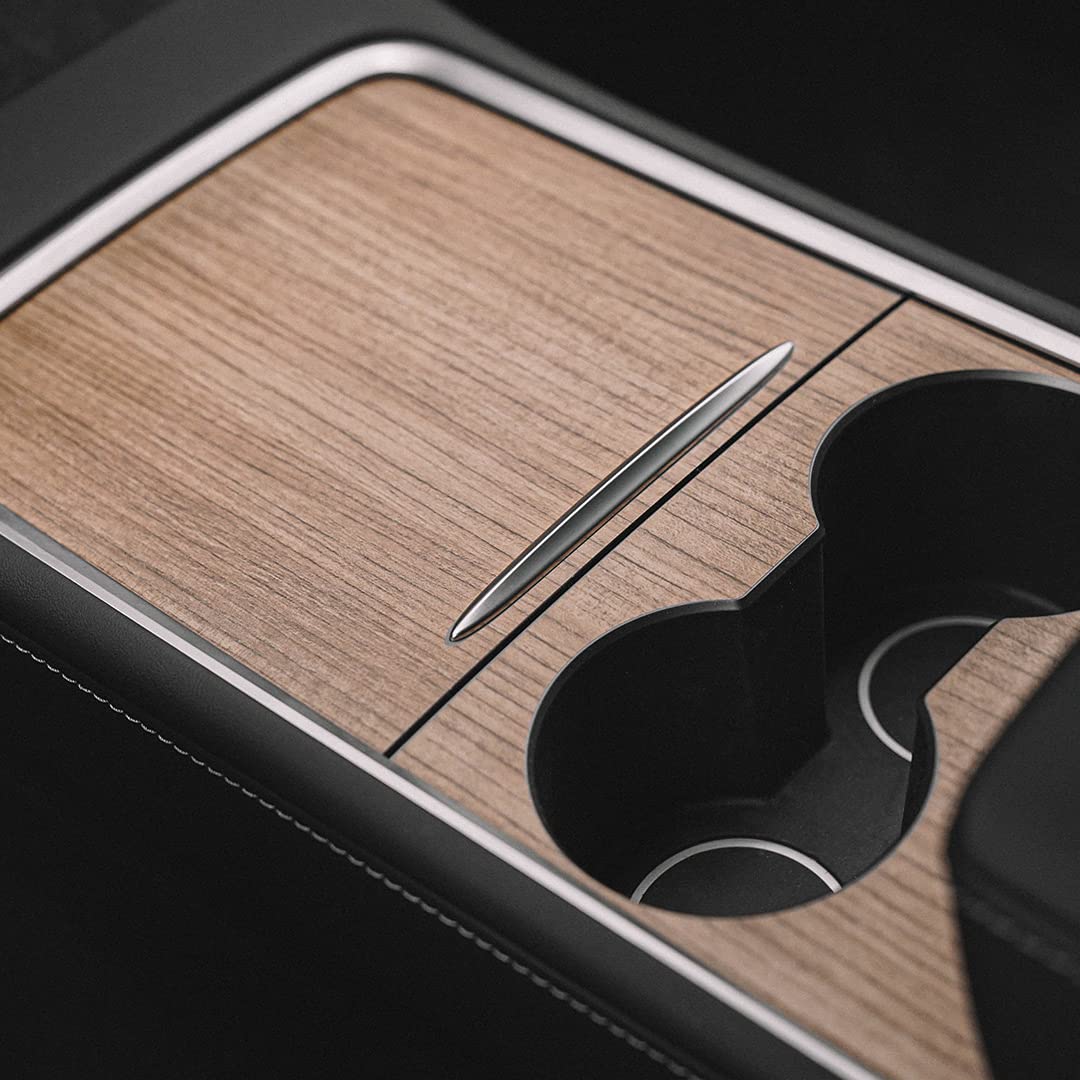 TEMAI Tesla 2021-2023 Model 3/Y Refresh Center Console Wraps (Wood ...
