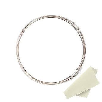 YEJJET 28 Gauge 925 Sterling Silver Wire for Jewelry Making Round Dead ...
