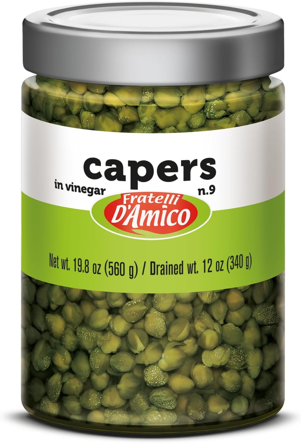 Amazon.com : FRATELLI D'AMICO Capers, #9 Premium Quality Italian Capers ...