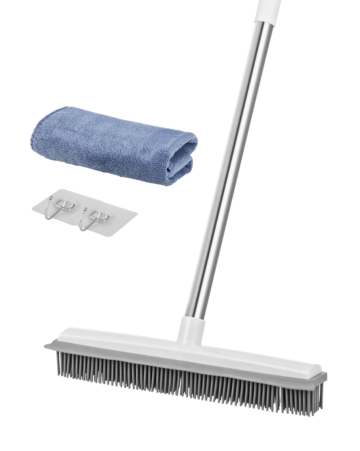 Amazon.com: VEVOR Pet Hair Removal Broom, 58.46 in Adjustable Long ...