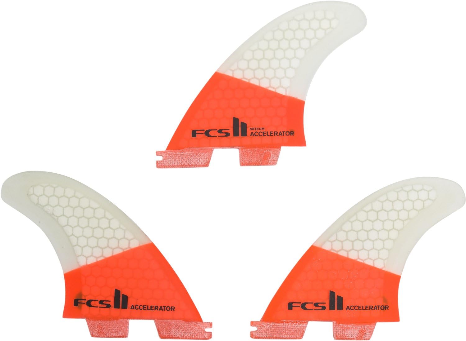 Amazon.com : FCS II Accelerator PC Medium Tri Fins : Sports & Outdoors