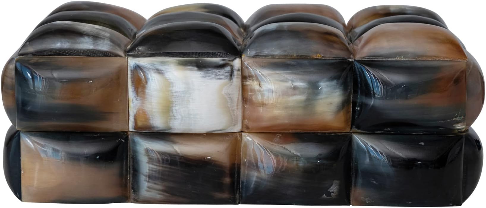 Amazon.com: Decorative Horn Bubble Storage Box, Black and Brown : Home ...