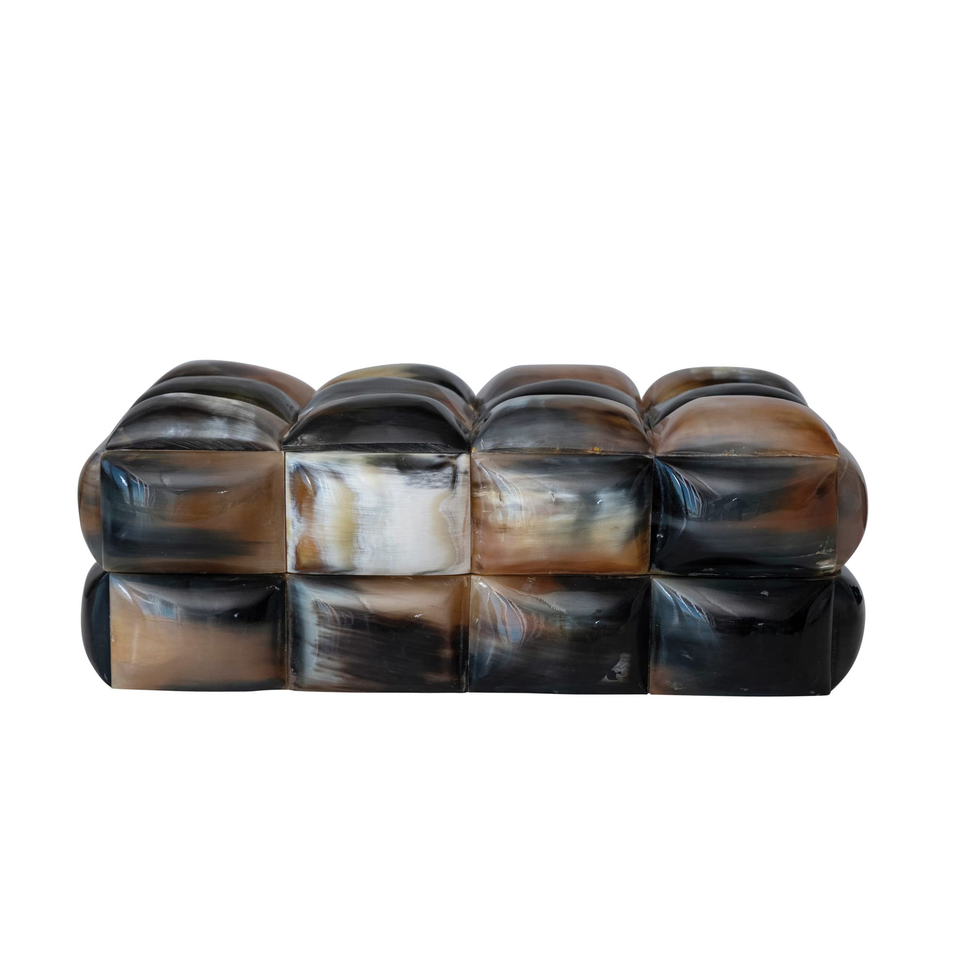 Amazon.com: Decorative Horn Bubble Storage Box, Black and Brown : Home ...