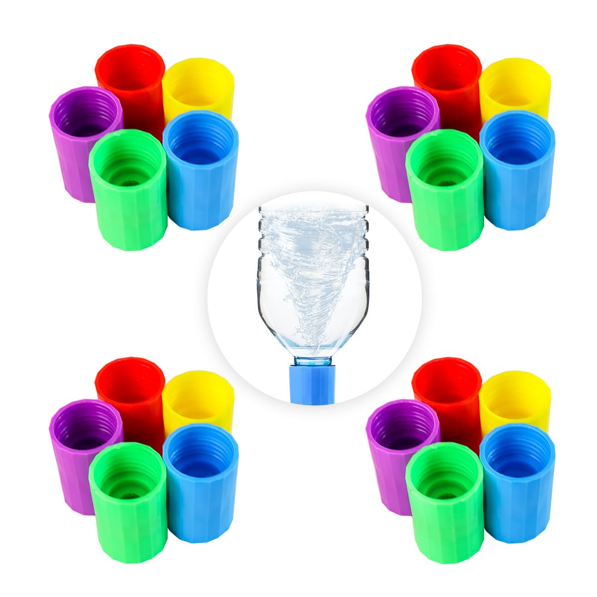 Amazon.com: 20PCS Cyclone Tube Connector, Water Maker Vortex Toys, Tube ...