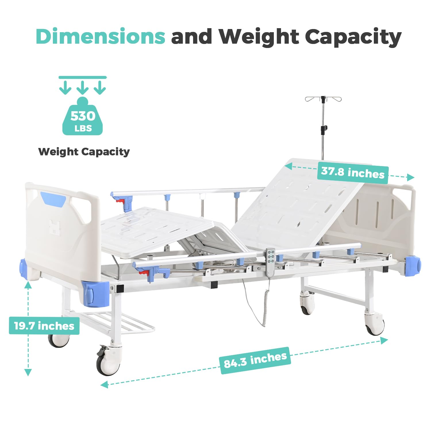Hospital Bed Dimensions Chart