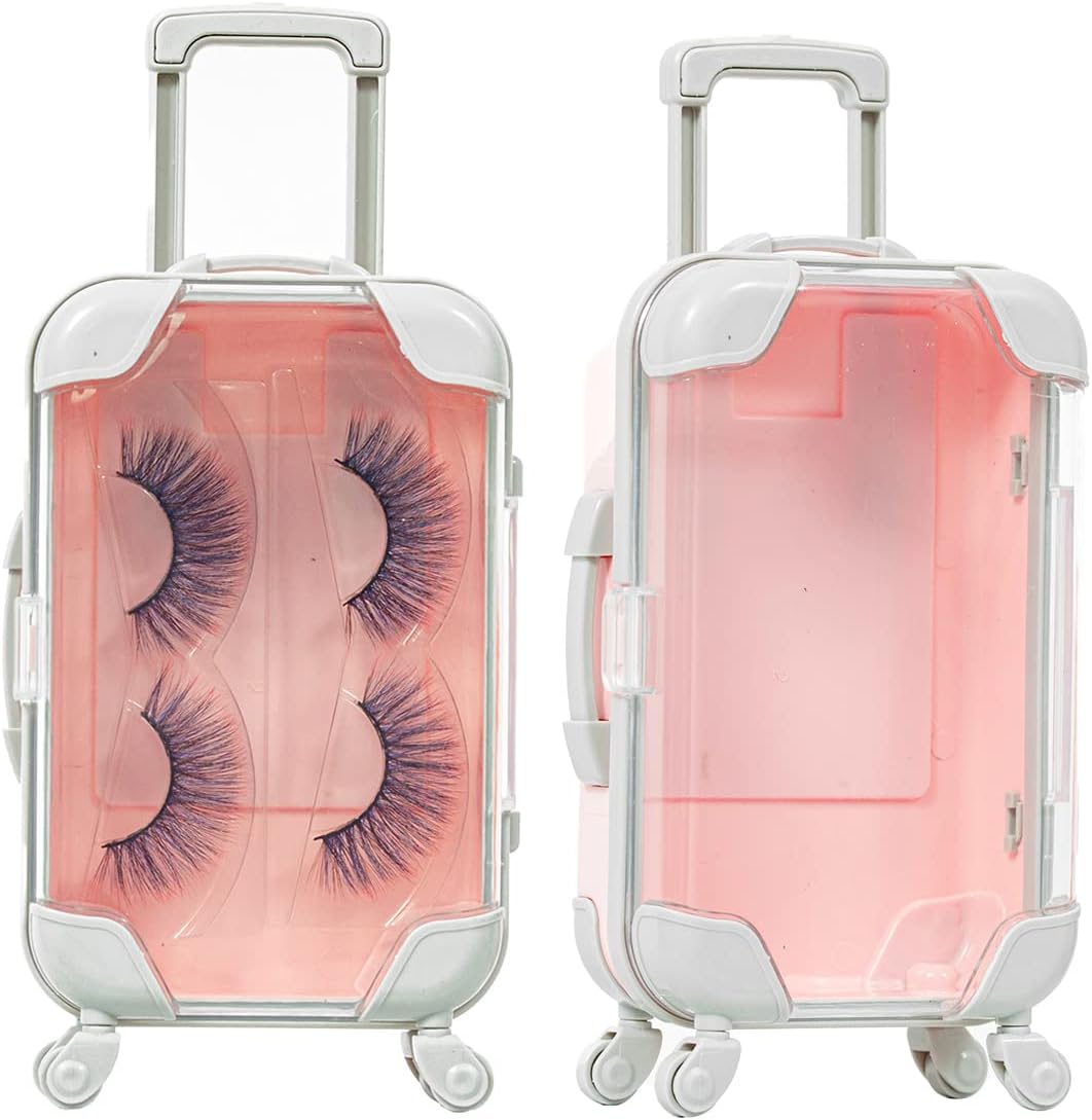 Amazon.com: JYHi False Eyelash Storage Case with Mirror Lash Organizer ...