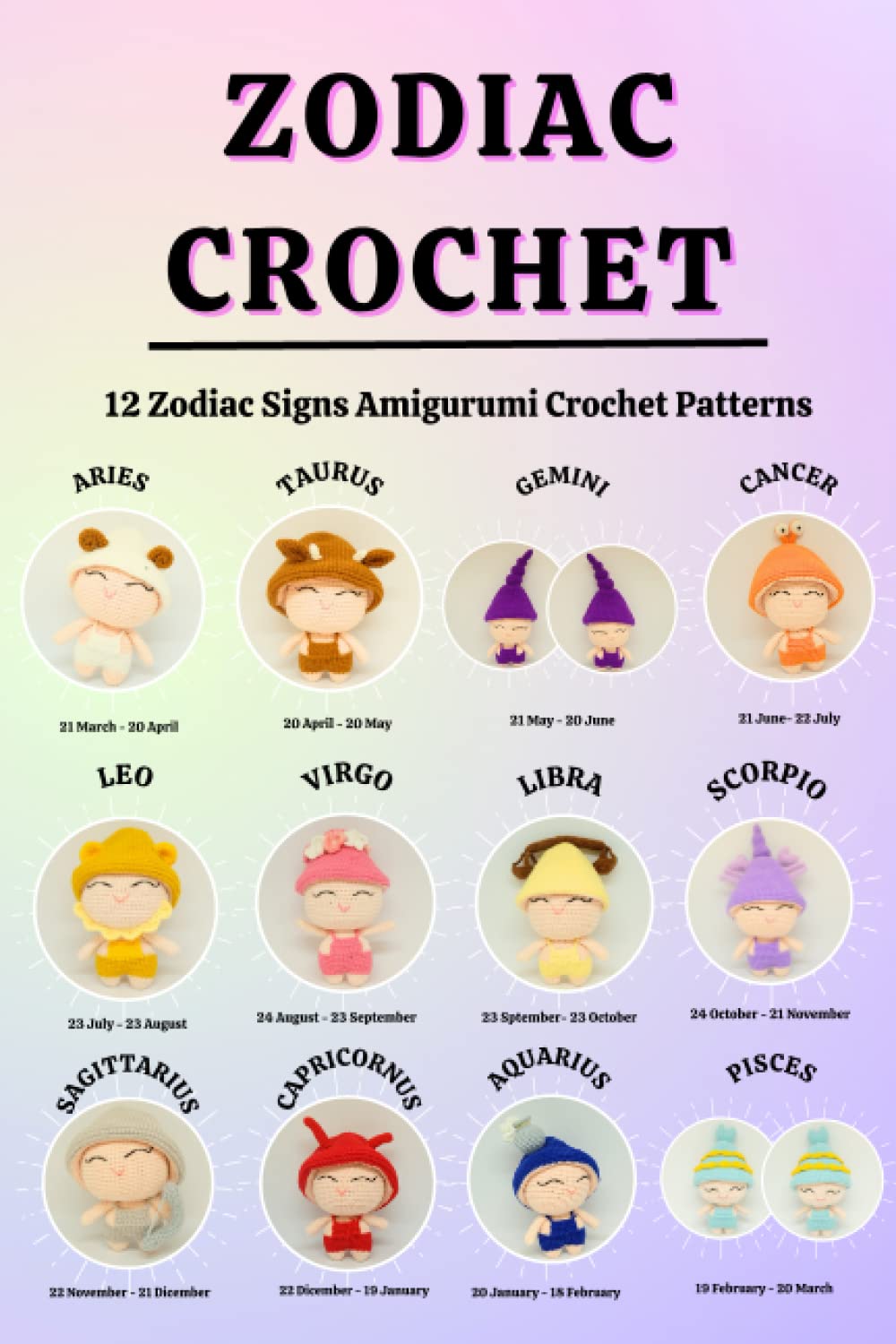 Free crochet zodiac patterns 60 photos - Astrologytoyou.com