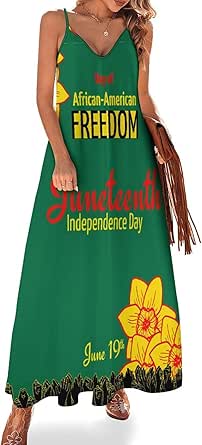 SDERDZSE Juneteenth Since 1865 Celebrate Freedom Afican Summer Dresses ...