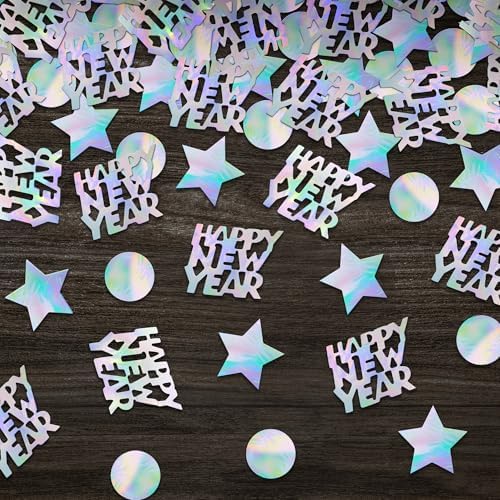 Amazon.com: KatchOn, Holographic New Year Confetti 2026-1.8 Ounce, Pack ...