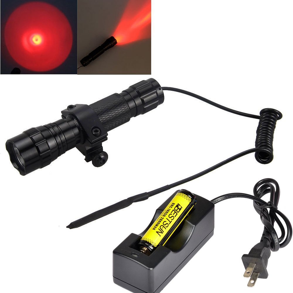 Buy BESTSUN Waterproof CREE LED Flashlight Coyote Hog Fox Predator ...