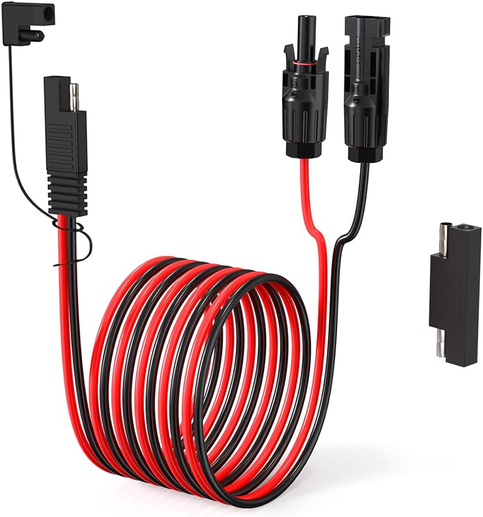 Amazon.com: ELFCULB 10AWG 35FT Solar Connector to SAE Adapter 2 3.3 10 ...