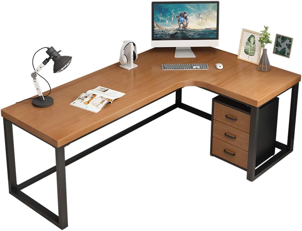 Table L-shaped computer desk, L-shaped game desk, home office, study ...