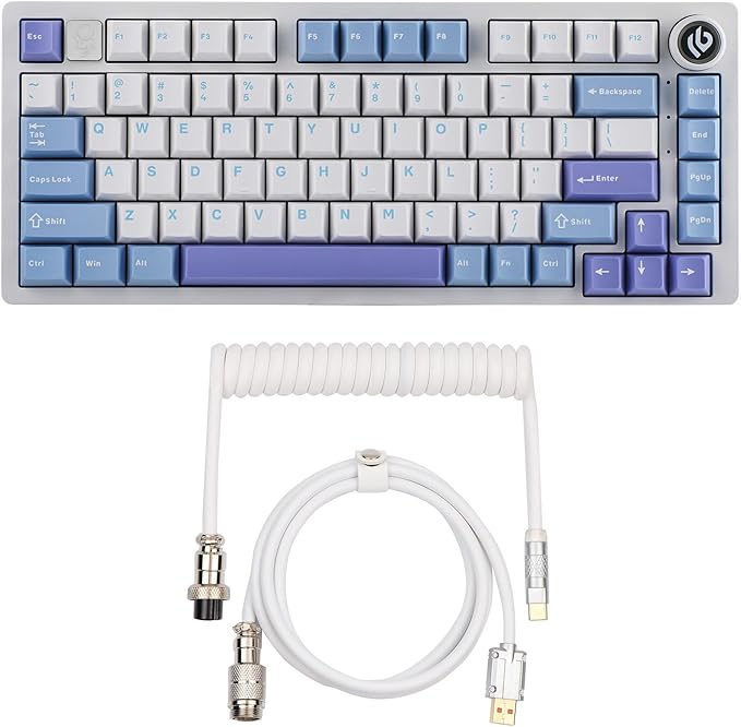 Amazon.com: EPOMAKER x LEOBOG Hi75 Aluminum Alloy Wired Mechanical ...
