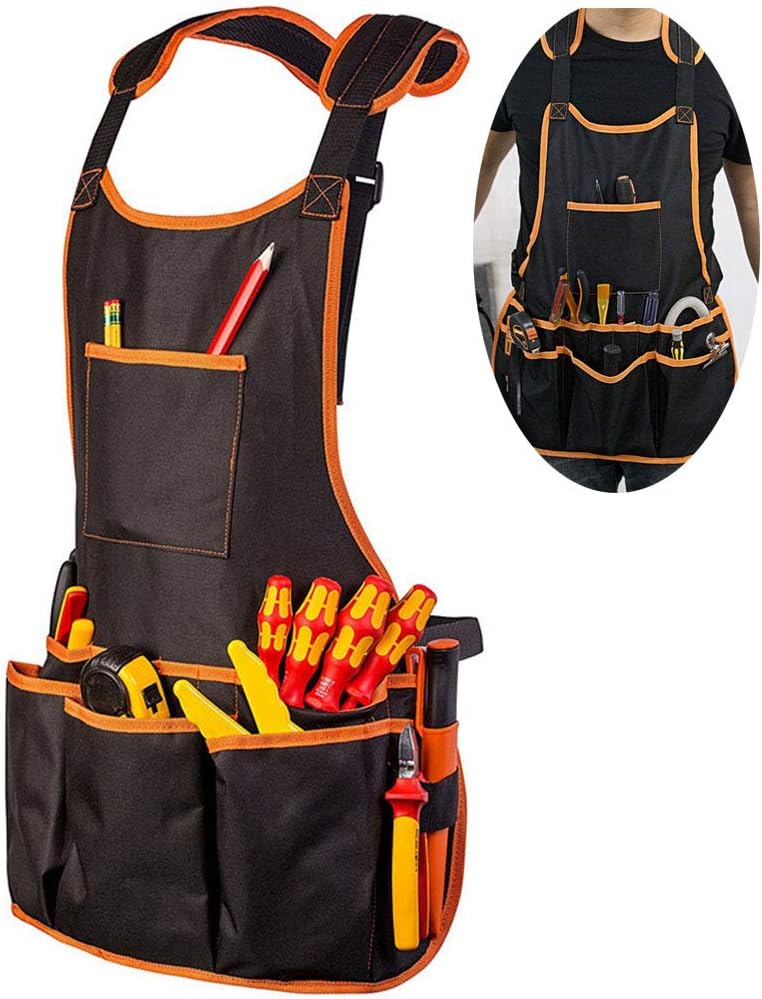 Amazon.com: CHUNCIN - Tool Apron for Carpenters, Heavy Duty Workman ...