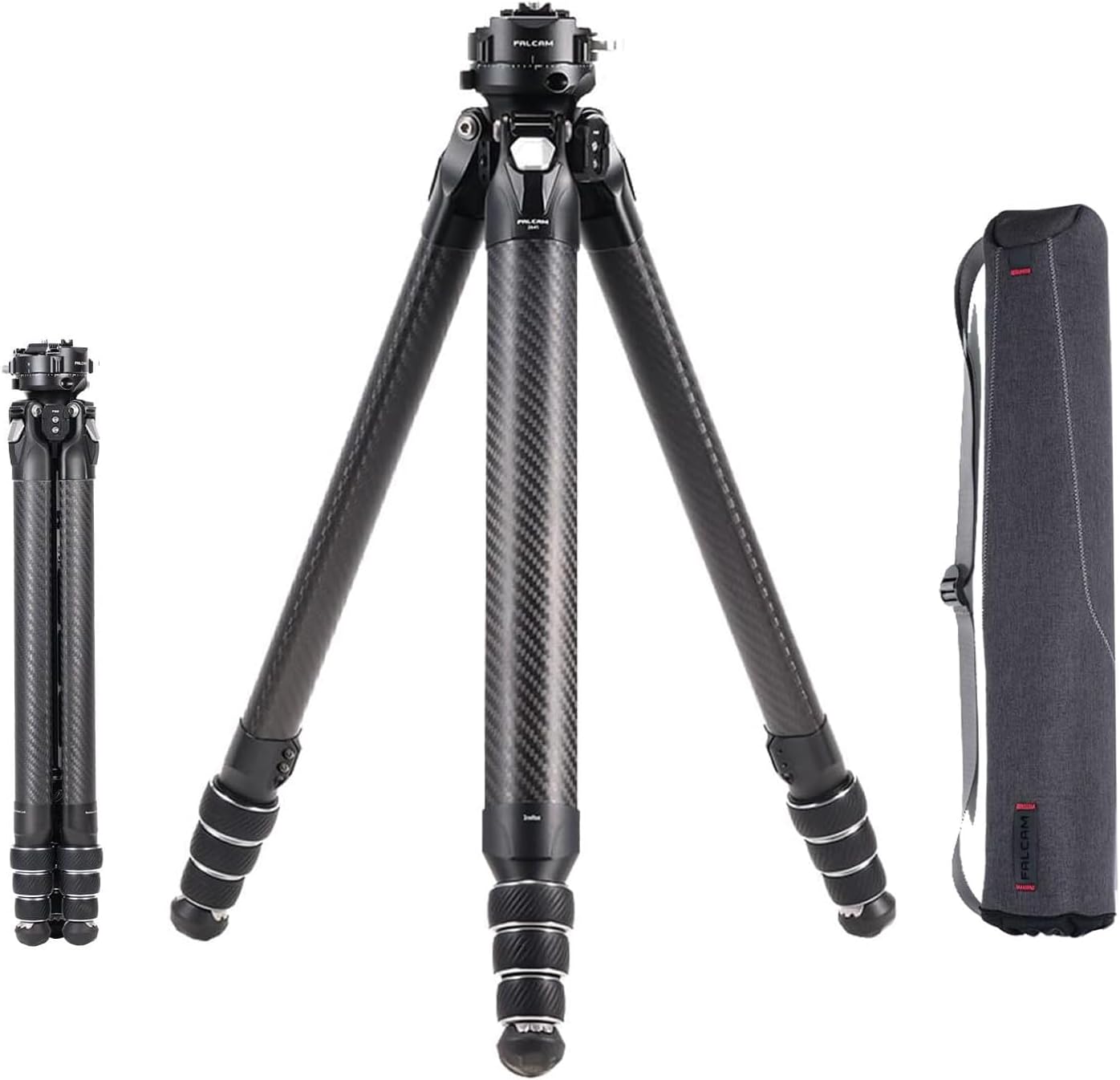 Amazon.com : Falcam TreeRoot F38 Pro 61" Carbon Fiber Tripod,Quick Lock ...