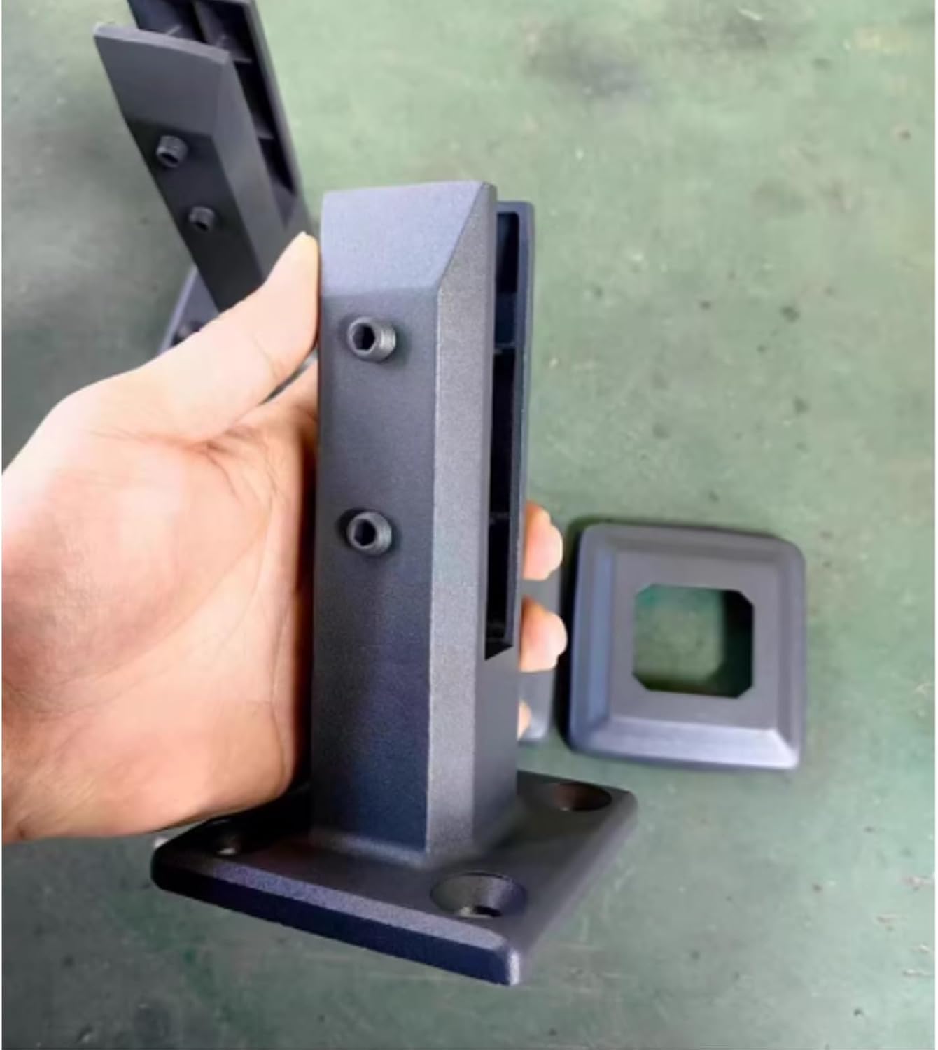 Amazon.com - JLXJYS Square Glass Spigots Pool Fence Spigot Clamp, Heavy ...