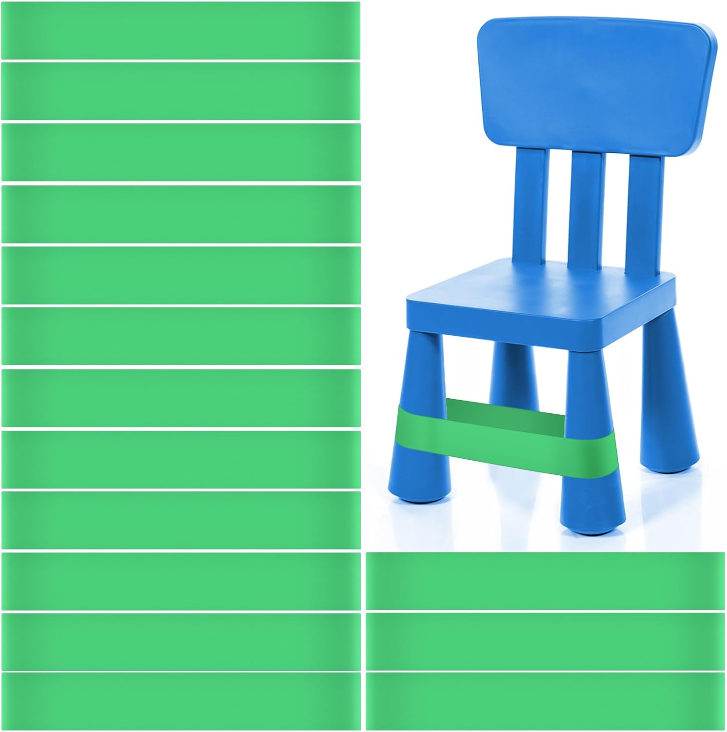 Amazon.com : Windyun 100 Pcs Chair Bands for Kids with Fidgety Feet ...