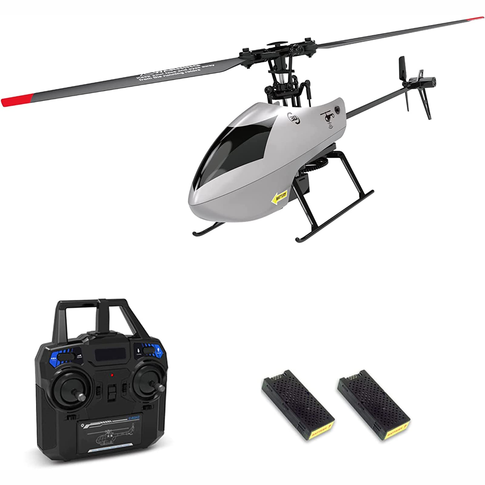 Buy RC Helicopter, 4 Channel Remote Control Helicopter with 6-Axis Gyro ...
