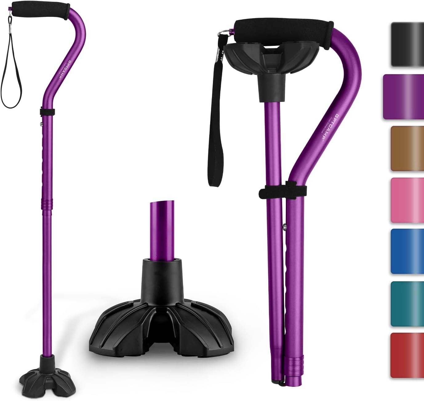 Amazon.com: HONEYBULL Walking Cane for Men & Women - Foldable ...