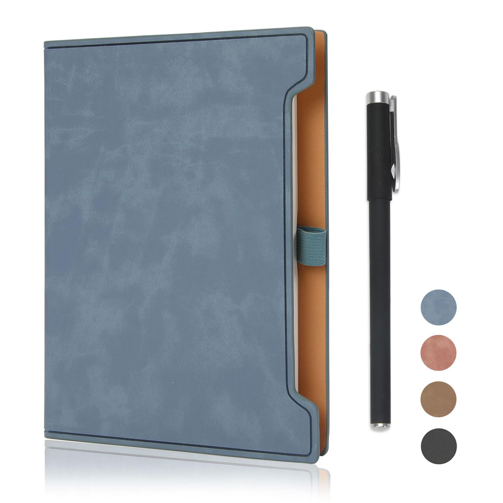 KTMOUW A5 Cuaderno de PU Piel Libreta de Notas con Bolígrafo Diario de 200 Páginas Cuadernos de ...