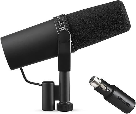 Amazon.com: Shure SM7B + Shure MVX2U Bundle, Studio Vocal Recording ...