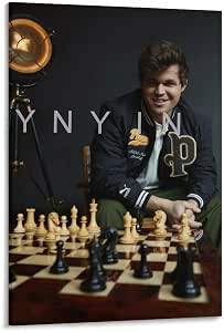 Amazon.com: Magnus Carlsen Norwegian Chess Grandmaster Poster1 Canvas ...