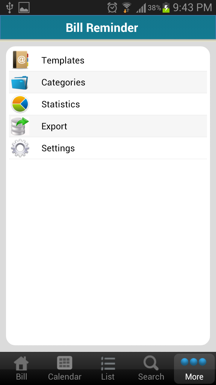 Bill Reminder - App on Amazon Appstore