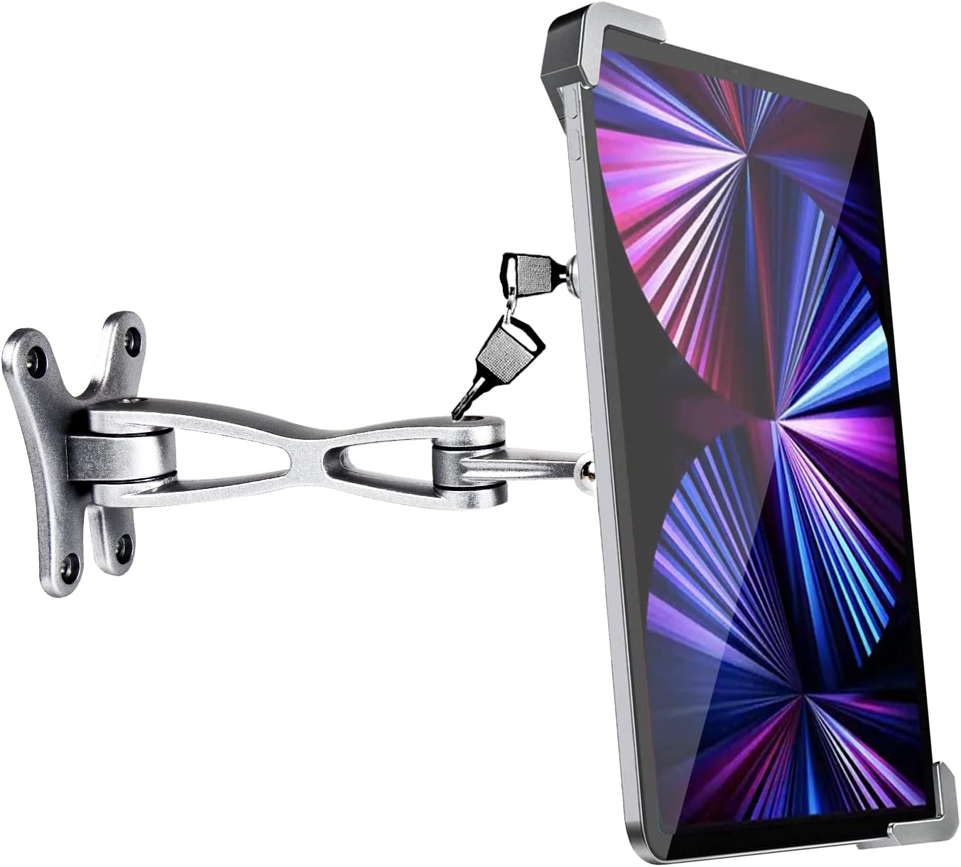 Tablet Wall Holder Mount with Anti Theft Security Lock and Key, woleyi ...