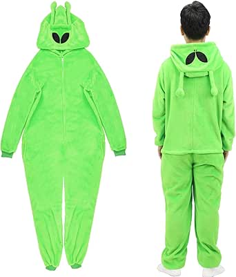Amazon.com: ZZXIAOJIE Alien Onesie Kids Animal Alien Costume for Child ...