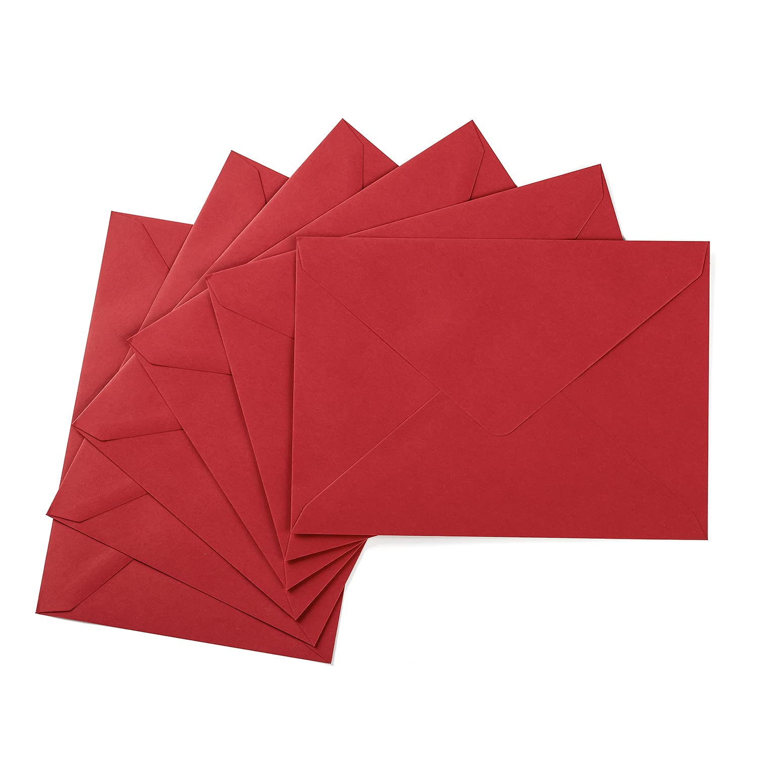 Snapklik.com : 50 Pack A7 Colorful 5x7 Envelopes V Flap Invitation ...