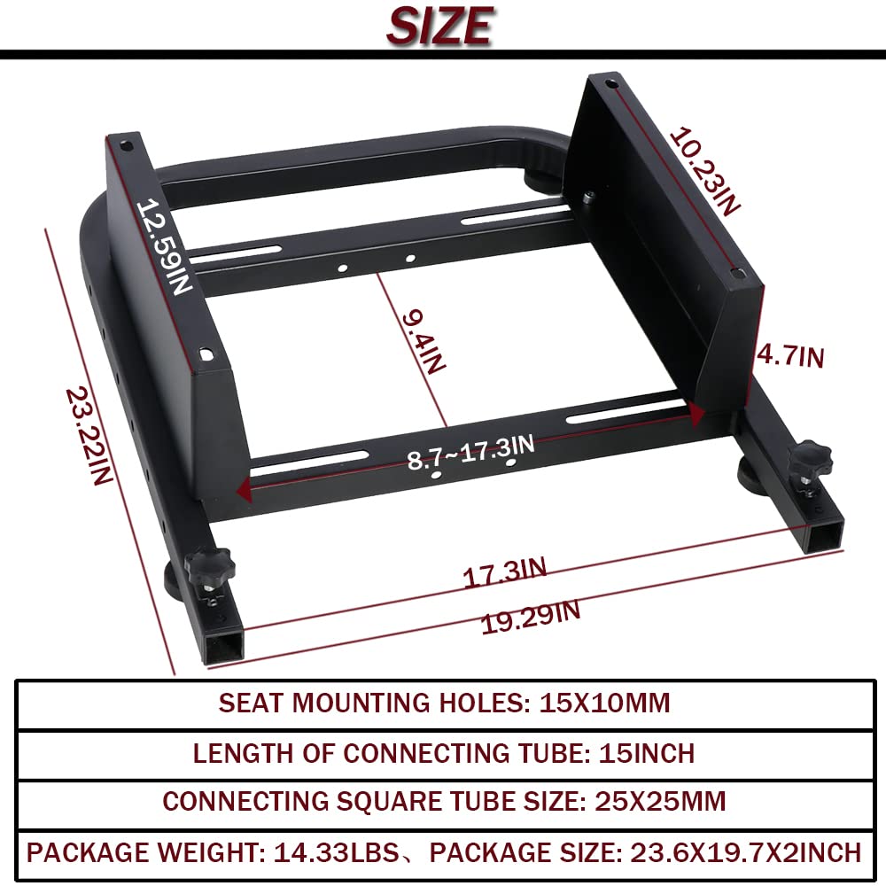 Snapklik.com : Supllueer Racing Rear Seat Stand Seat Add-On Stand For ...